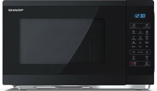 Sharp YC-MG252AE-B magnetron Aanrecht Grill-magnetron 25 l 900 W Zwart ...