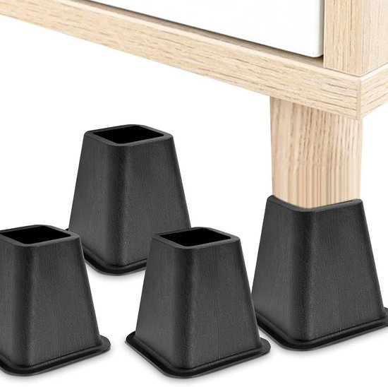 Tafelpoot Verhoger Set van 4 meubelverhoger - bedverhoger ...