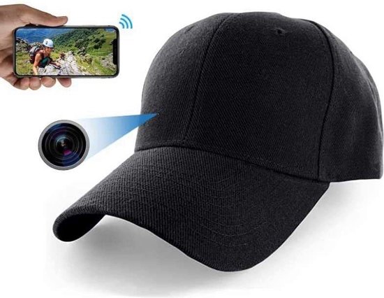 NannyCam® - Baseball Cap Spycam - MiniCamera - Action Camera - Full HD ...