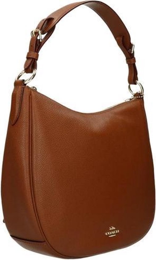 Coach Schoudertas Sutton Leer - cognac | bol
