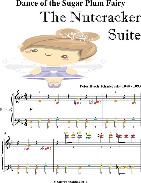 Dance of the Sugar Plum Fairy Nutcracker Suite Easy Elementary Piano ...