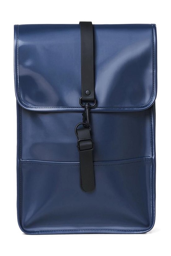 Rains Backpack Mini Unisex - Shiny Blue - One Size | bol.com