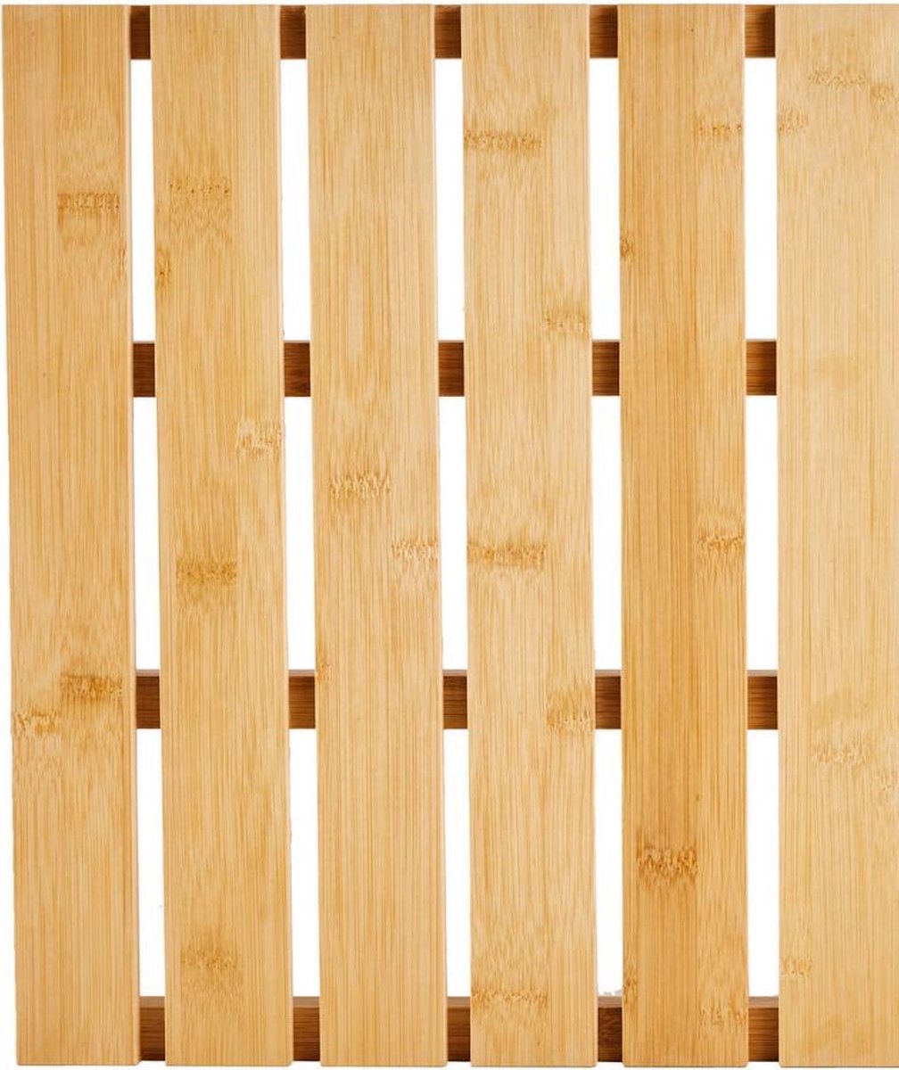 Decopatent® Bamboe Badmat - Douchemat antislip voor in douche of bad ...