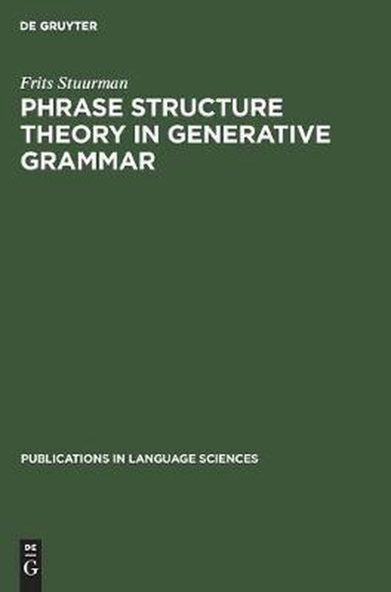 Publications in Language Sciences20- Phrase structure theory in ...
