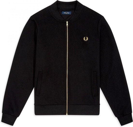 Fred Perry - Twill Track Jacket - Bomberjack - XL - Zwart | bol.com