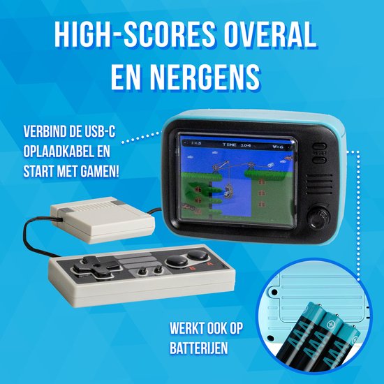 Spelcomputer met TV - 240 Spellen - Arcade - Retro Game Console ...