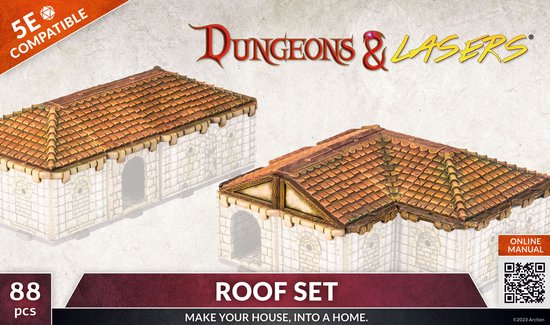Dungeons and Lasers - ROOF SET - RPG Terrein - Roleplaying Games ...