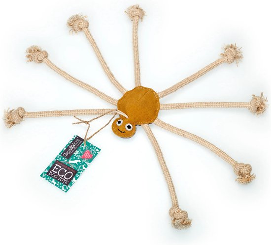 Green & Wilds Langpoot Lily - Hondenspeelgoed - 100% recyclebaar en ...