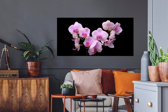 Muurstickers - Sticker Folie - Orchidee - Bloemen - Roze - Flora - 120x60 cm -... | bol
