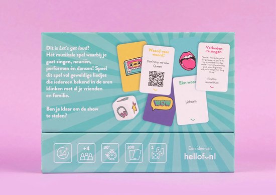 Hellofun Lets Get Loud Spel - Nederlandse Editie | bol