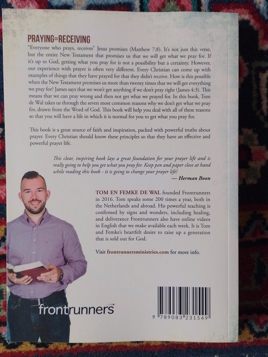 PRAYING = RECEIVING, Tom de Wal | 9789083231549 | Boeken | bol