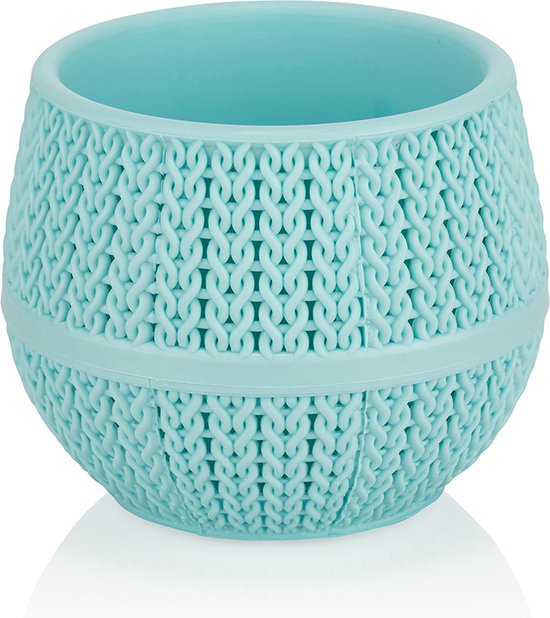 6st Bloempotjes cactuspotjes 6,5cm met drainage en gehaakt motief | bol