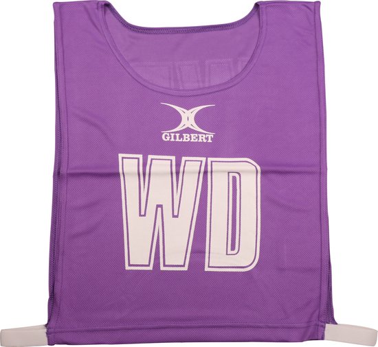 Gilbert Netball Monochrome Netball Bibs - Medium - Purple | bol