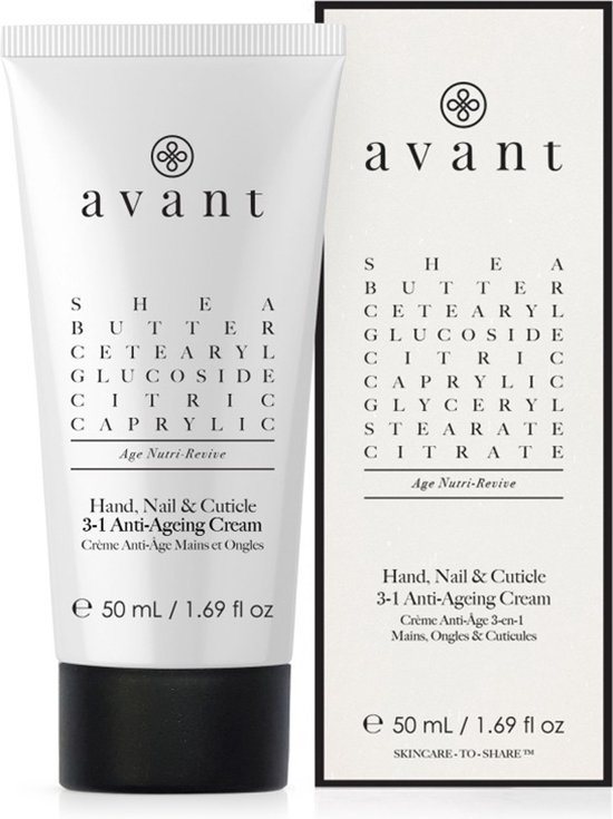 Avant Crème Age Nutri-Revive Hand, Nail & Cuticle 3-1 Anti-Ageing Cream ...