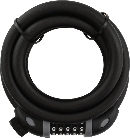 Fiets-cijfer-kabelslot, cijfercode-combinatieslot, houder ...