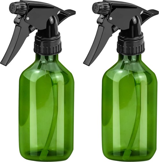 2 stuks spuitflessen 300 ml, kunststof lege spuitfles met verstelbare ...