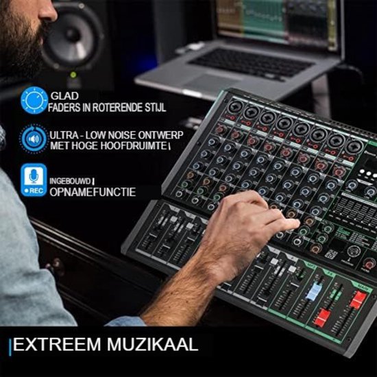 Mengpaneel dj - Mengpaneel mixer - Mengpaneel met versterker ...