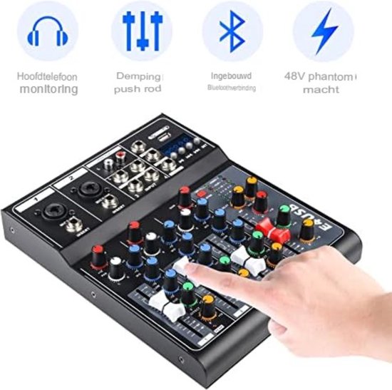 Mengpaneel dj - Mengpaneel mixer - Mengpaneel met versterker ...