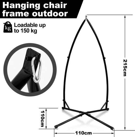 Frame hangstoel -Frame standaard voor Hangstoel, frame voor binnen ...