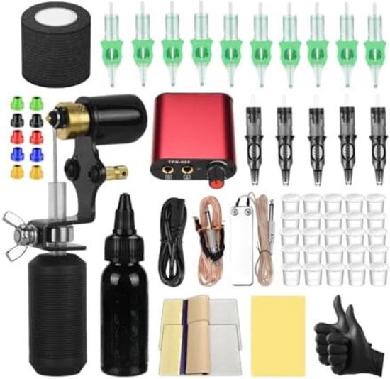 Tattoo Machine - Tattoo Set - Tattoo Machine Beginner Set - Tattoo ...