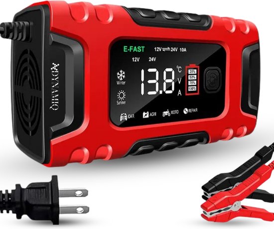 Dynamiq Druppellader - Acculader - 12V en 24V - Druppellader motor ...
