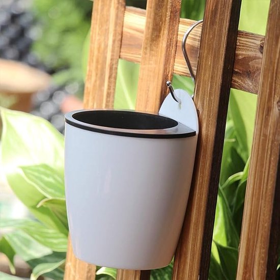 4 stuks automatische wateropname, hangende bloempotten, kunststof hangende bloempotten... | bol