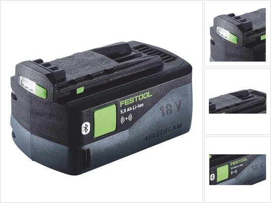 Festool Accu 18V - 5.0 Ah - Bluetooth - Voor alle 18V Festool machines ...