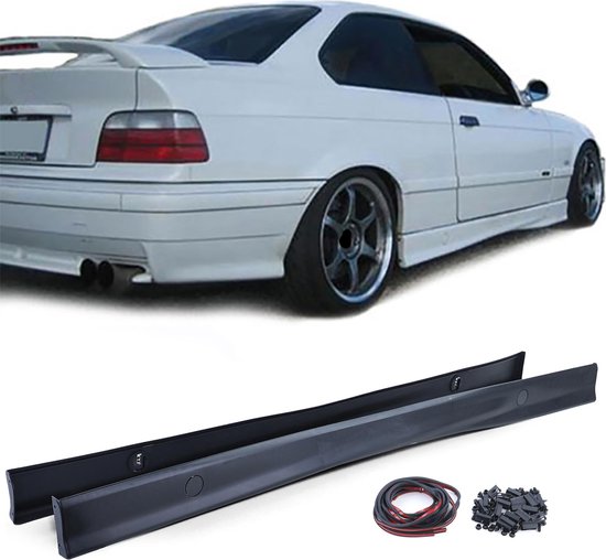 Sideskirts - voor BMW 3 serie-E36 1990-1999 Coupé Sedan Touring Cabrio - zwart | bol