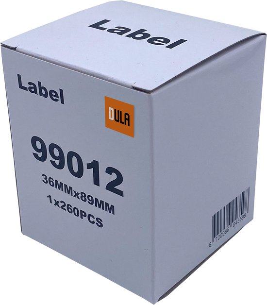 DULA Dymo Compatible labelprinter 550 labels - Wit - 99012 - S0722400 ...