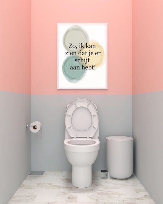 WC Poster Schijt aan hebt - WC / Toilet Poster - WC / Toilet Poster ...