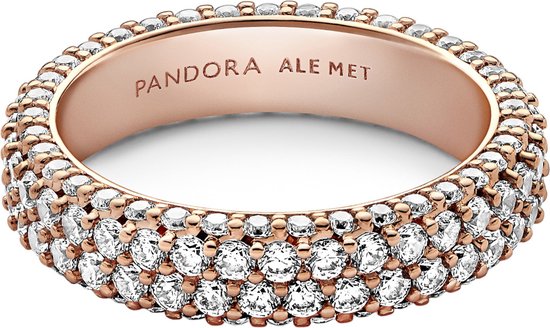 Pandora Ring Timeless Dubbele Rij Rosé 182629C01-54 | bol
