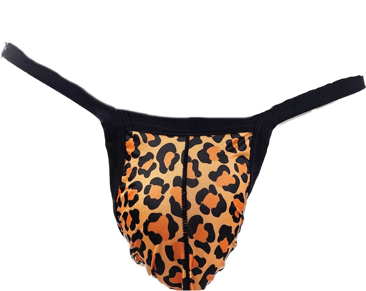BamBella® Sexy Panter String Maat S/M voor mannen Dierenprint Lingerie ...