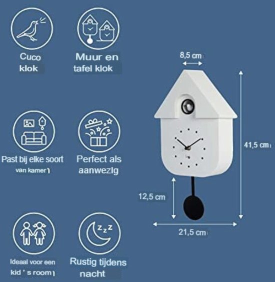 Koekoeksklok - Koekoeksklok Modern - Koekkoeksklok - Koekoeksklokken ...