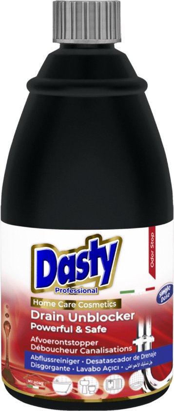 Dasty - Afvoerontstopper - Krachtig & Veilig - 600ml | bol Dasty - Afvoerontstopper - Krachtig & Veilig - 600ml | bol