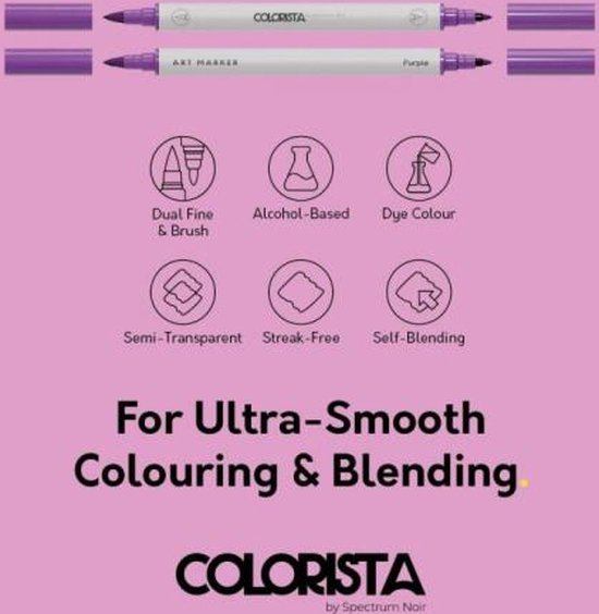Colorista - Colouring Kit - Feelgood Florals 12 st | bol