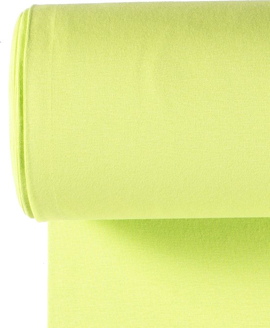 Boordstof Standaard Effen - Limoen Groen 023 - 1 Meter | bol