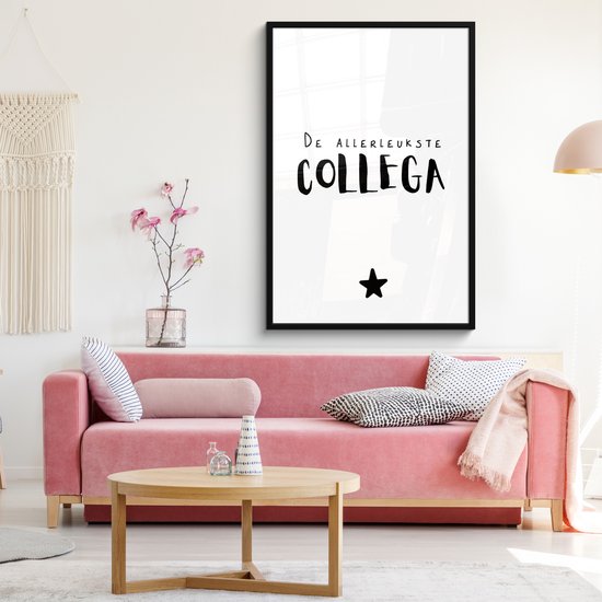 Fotolijst incl. Poster - Collega - Quotes - De allerleukste collega ...