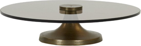 Light & Living - Schaal DANULA - Ø25x6cm - Bruin | bol