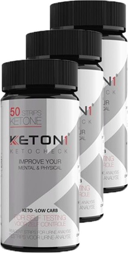 Keton1 Ketose Sticks - Voor ketogene levensstijl - 3 x 50 sticks | bol
