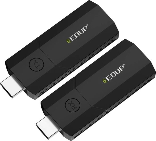 EDUP Draadloze HDMI Extender - 4K@30Hz - Zender en Ontvanger - 5GHz ...