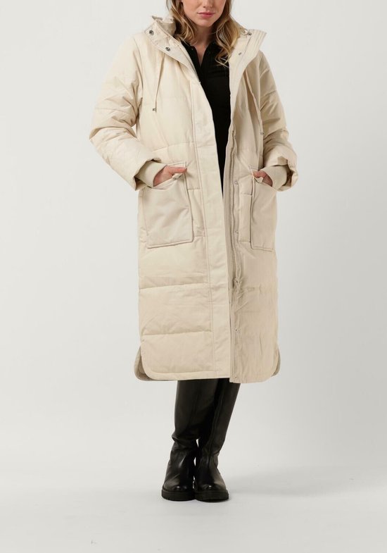 Moves Amilla Jassen Dames - Winterjas - Creme - Maat 40 | bol