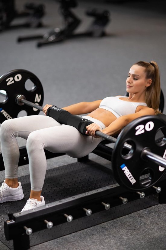 Lange halterkussen, Hip Thrust Pad met klittenbandsluiting, halter-nekkussen,... | bol