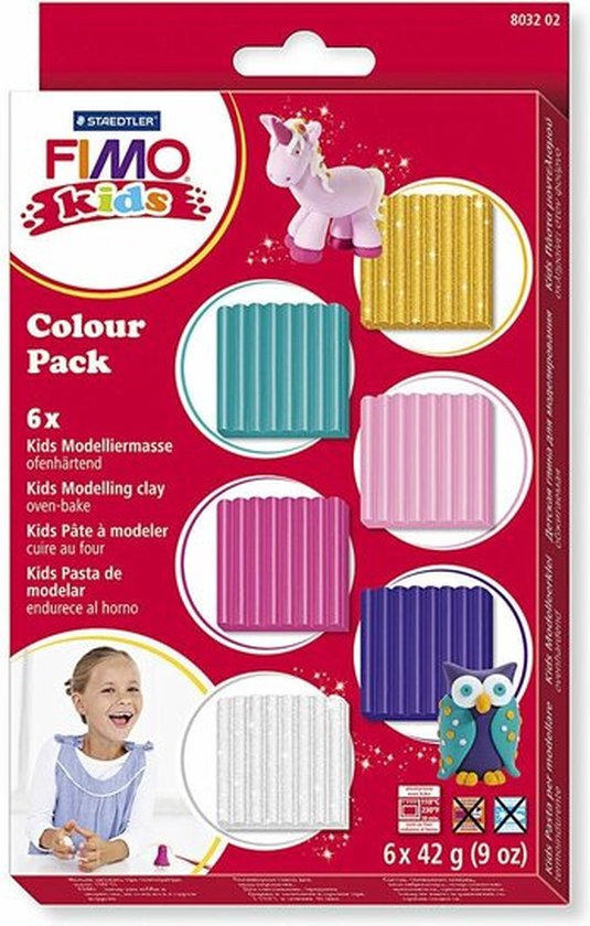 FIMO® Kids Boetseerklei - Extra Kleuren Klei - Kinderklei - Bakklei ...