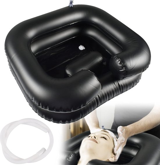 Haarwasbak - Haarwasbak opblaasbaar - Wasbak - Voor kappers - Mobiele wastafel -... | bol