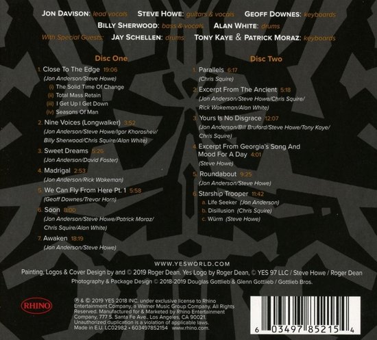 Yes 50 Live, Yes | Muziek | bol