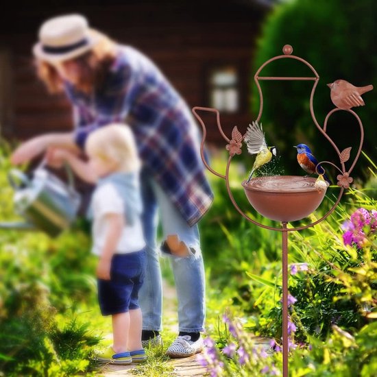 Vogelbad vogelbad vogelbad voederschaal waterplaats staand vogelbad op ...