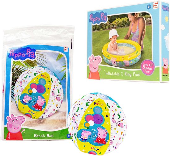 Peppa Pig Opblaasbaar Zwembad met Strandbal | bol