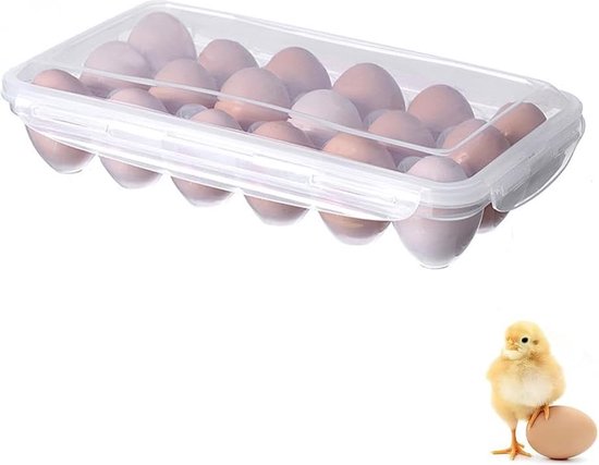 Opslag voor eieren van hout, deksel eieropbergdozen voor, eierdozen en ...