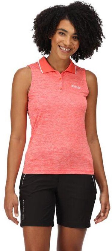 Het Regatta Tima II sportvest - dames - sneldrogend - geribde kraag - Oranje | bol