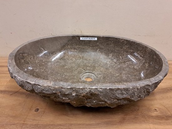 Waskom Marmer - 59x40x15cm - FL22357 | bol
